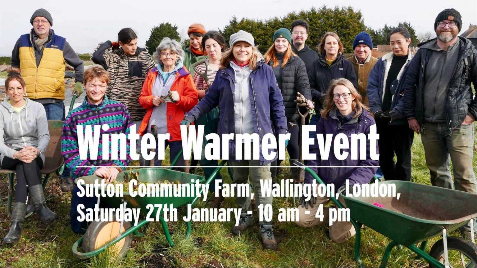 Sutton Community Farm Winter Warmer Event – Saturday 27th January 10 am ...